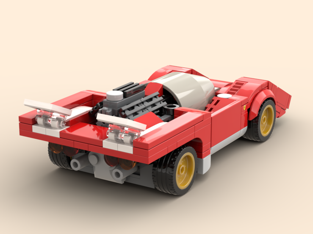 LEGO MOC Ferrari 512 M 76906 Engine Swap by Xayadude | Rebrickable ...