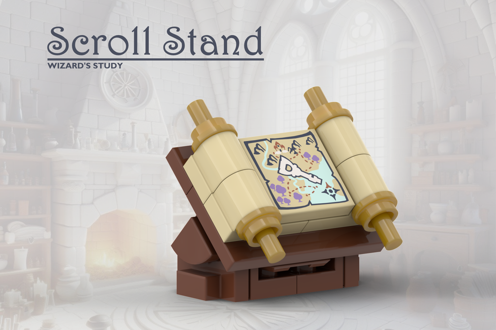 LEGO MOC Scroll Stand by AuroraBuilds | Rebrickable - Build with LEGO