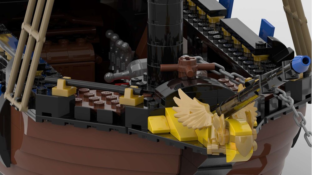 LEGO MOC Lego Remake 6274 Caribbean Clipper v2.0 by itnael ...