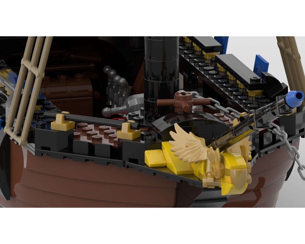 LEGO MOC Lego Remake 6274 Caribbean Clipper v2.0 by itnael ...