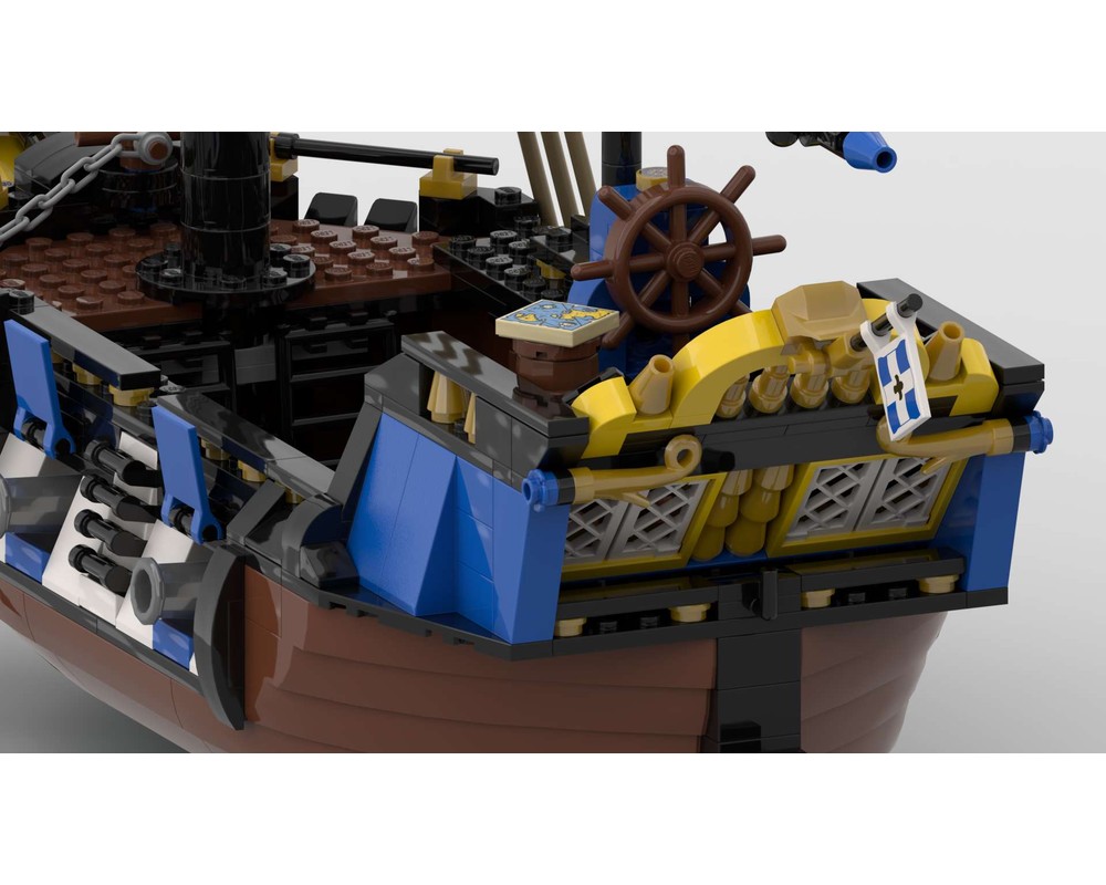 LEGO MOC Lego Remake 6274 Caribbean Clipper v2.0 by itnael ...