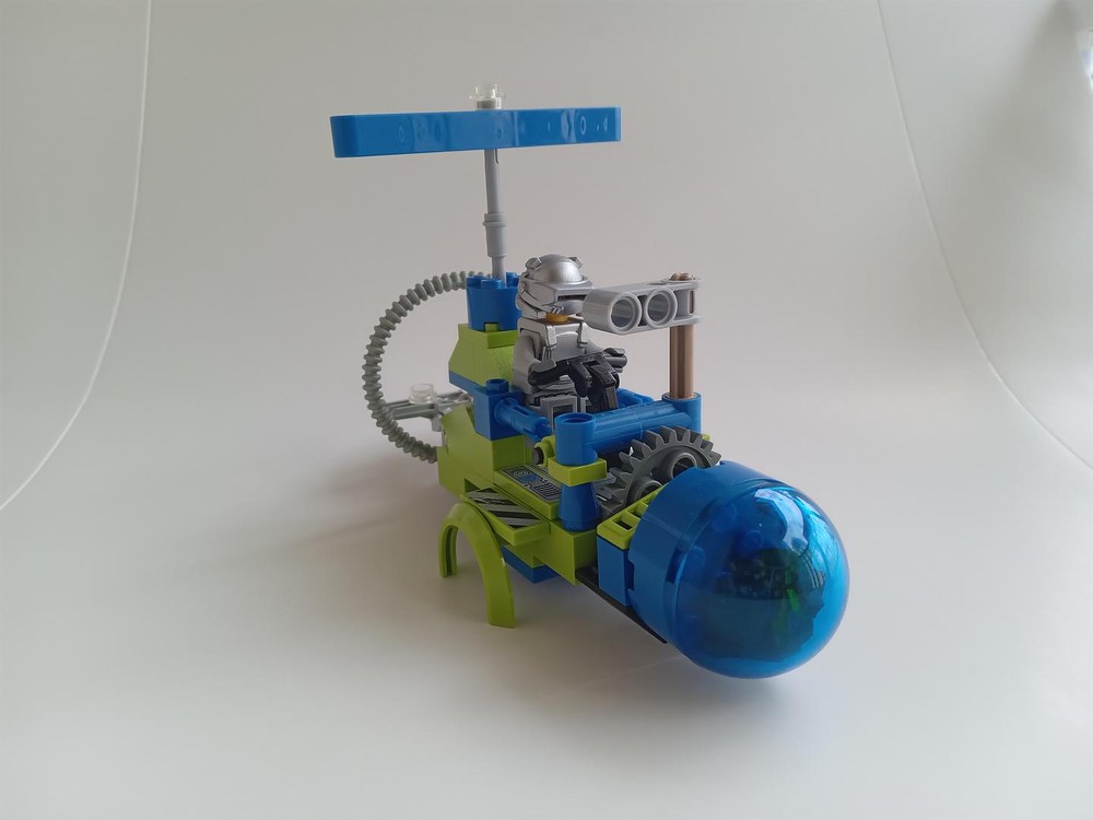 LEGO MOC Scientist and Flying Ship by pietra___21 | Rebrickable - Build ...