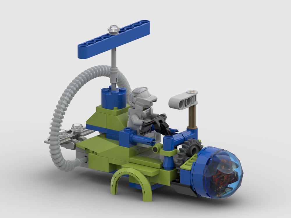 LEGO MOC Scientist and Flying Ship by pietra___21 | Rebrickable - Build ...
