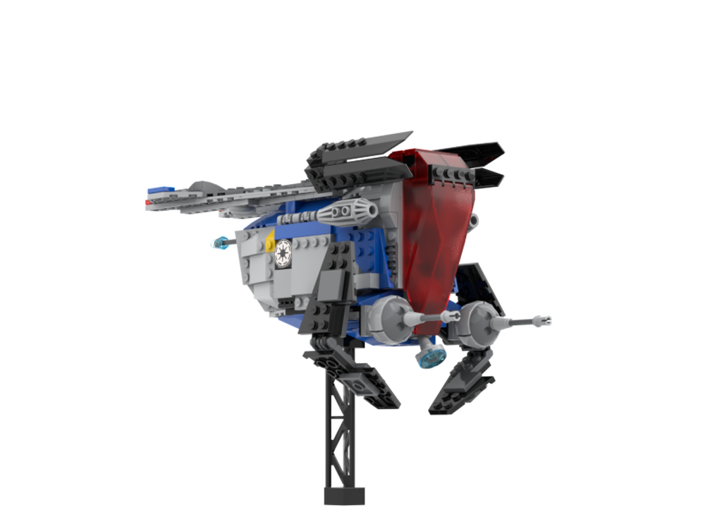 LEGO MOC Classic 1999 Style Republic Coruscant Police Gunship by ...