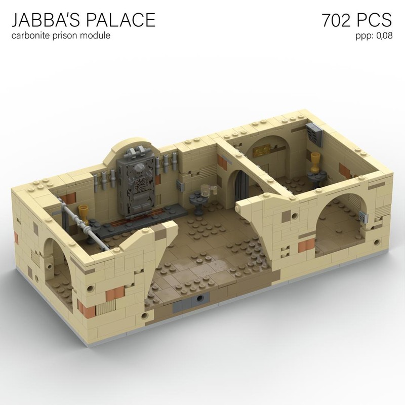 LEGO MOC Jabba's Palace, Module III: Carbonite prison by ...