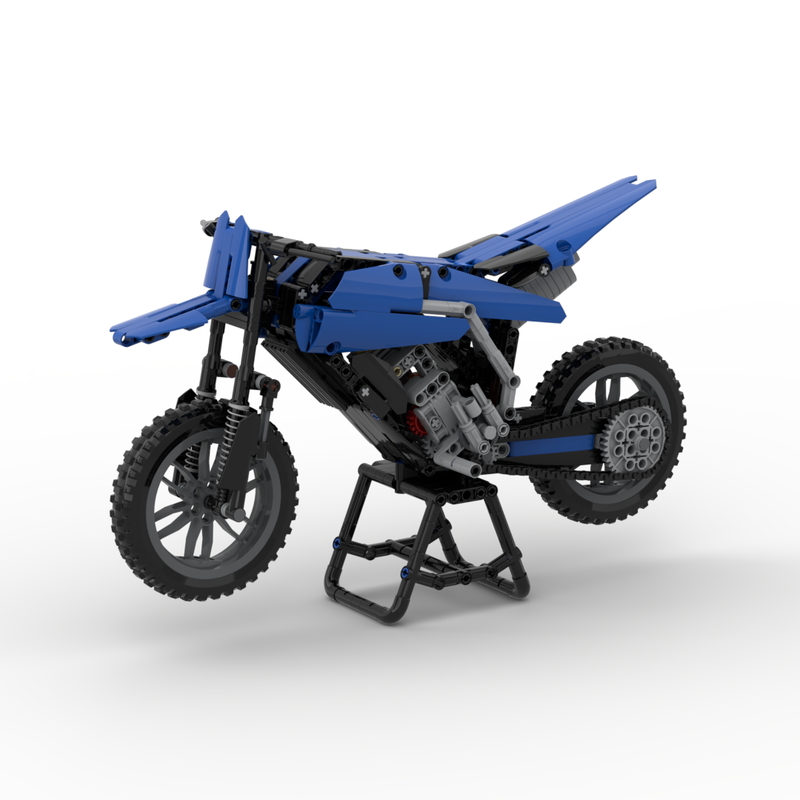 LEGO MOC moto cross yamaha by lego_xtremcar | Rebrickable - Build with LEGO