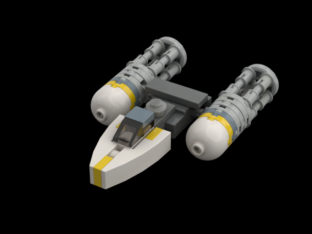 LEGO MOC Mini scale Rebel Y-wing by BTBuilding | Rebrickable - Build ...