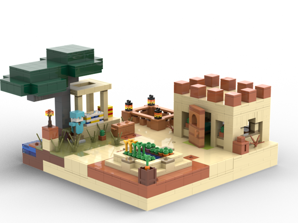 LEGO MOC Minecraft Desert Village (Block Accurate) by FyreDragon ...