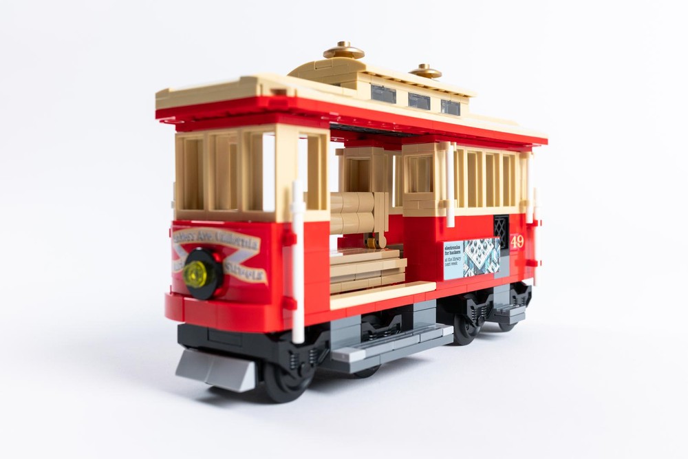 LEGO MOC San Francisco Cable Car, Minifig-Scale by eggybricks ...