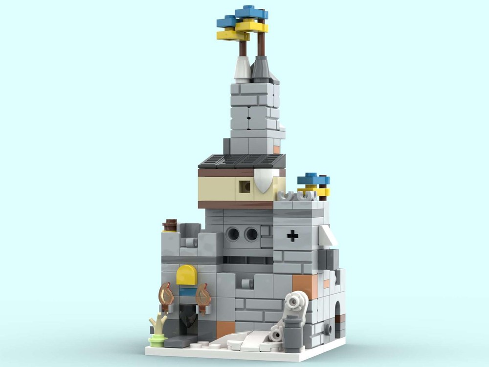 LEGO MOC Mountain Fortress Mini Build by zsobricks | Rebrickable ...