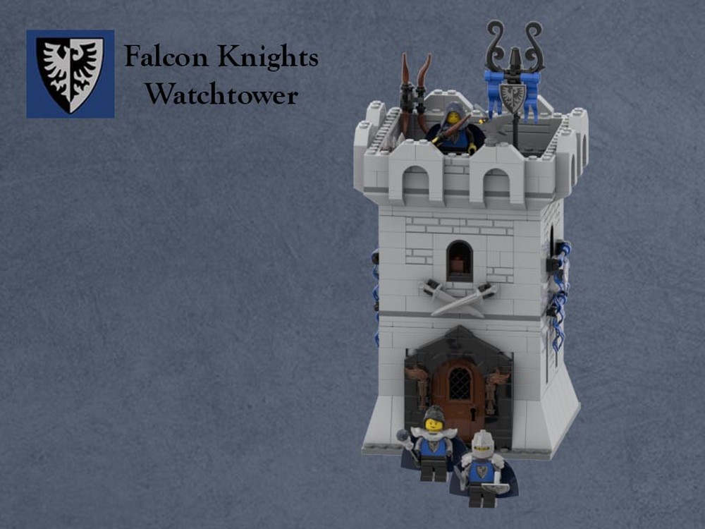 LEGO MOC Falcon Knights Watchtower by Raveyaner | Rebrickable - Build ...