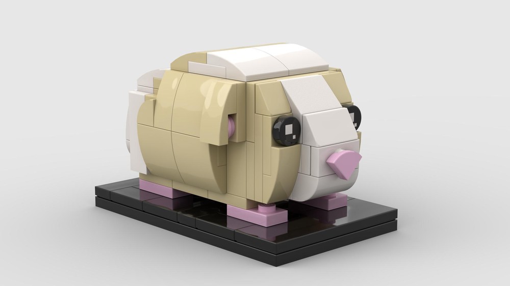 LEGO MOC Guinea Pig - White & Blonde by Lewis Inman - Lucid Bricks ...