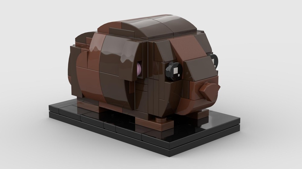 LEGO MOC Guinea Pig - Brown by Lucid Bricks | Rebrickable - Build with LEGO