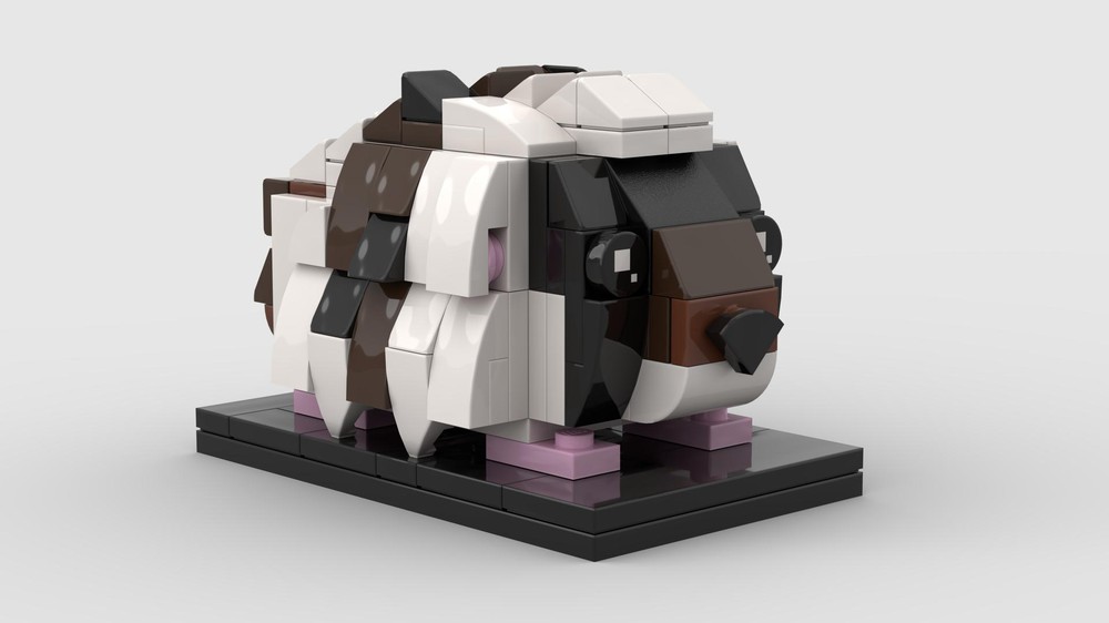 LEGO MOC Guinea Pig - Fluffy by Lucid Bricks | Rebrickable - Build with ...