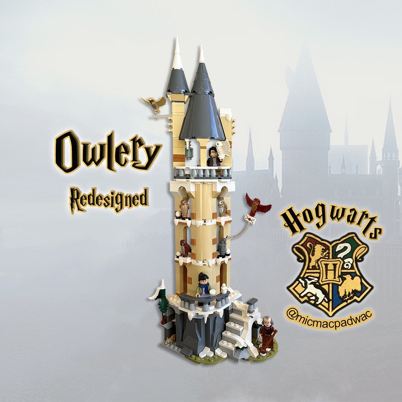 Lego Moc Owlery Redesigned By Micmacpadwac Rebrickable Build With Lego