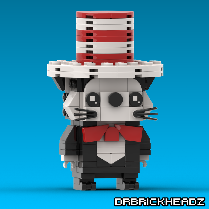 LEGO MOC The Cat in the Hat Brickheadz by DrBrickheadz | Rebrickable ...