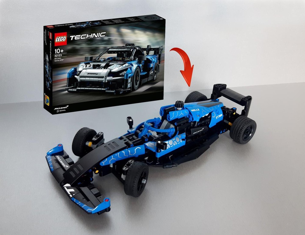 LEGO MOC 42123 Formula One car by Bortnick | Rebrickable - Build with LEGO