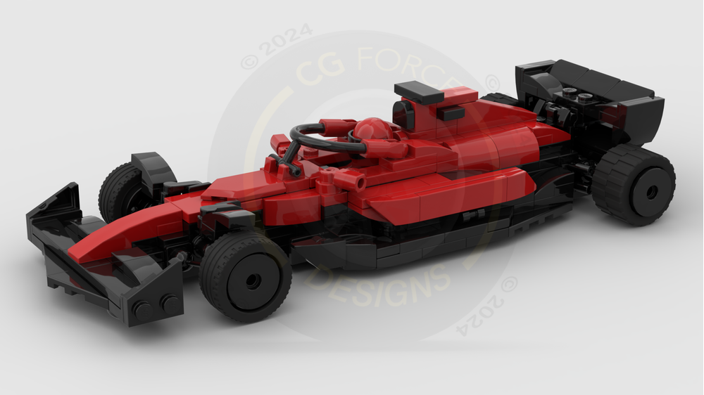 LEGO MOC F1 Ferrari SF-24 by CGForceDesigns | Rebrickable - Build with LEGO