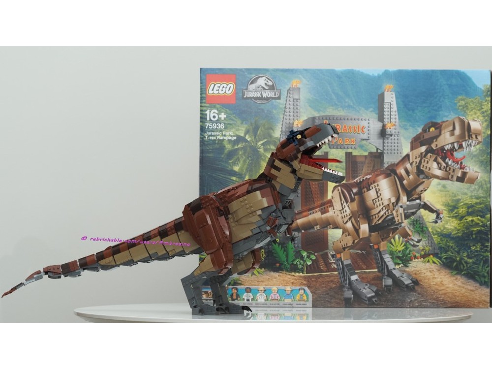 LEGO MOC Real T. rex (75936 Tyrannosaurus modification) by Ambrosino ...