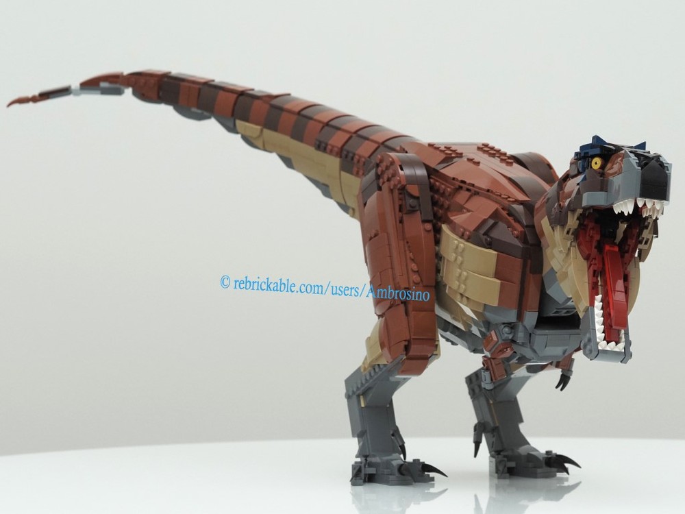 LEGO MOC Real T. rex (75936 Tyrannosaurus modification) by Ambrosino ...