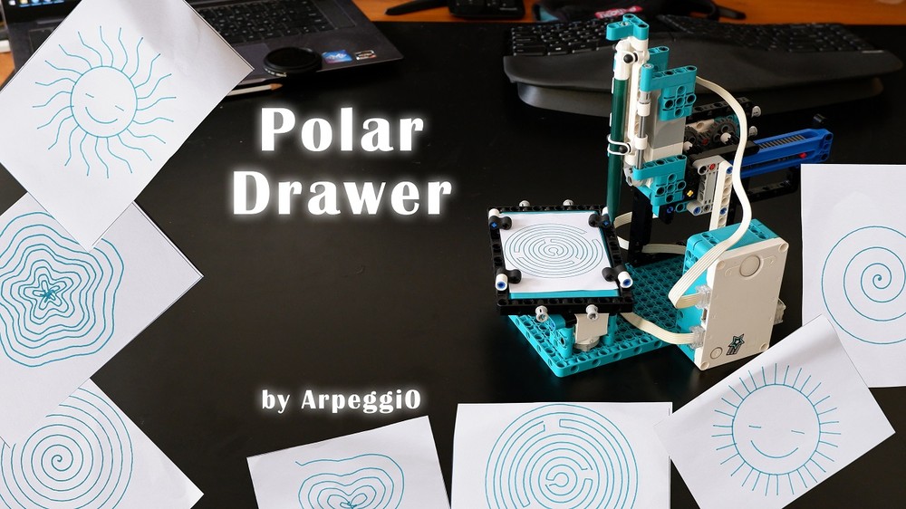 LEGO MOC Polar Drawer by Arpeggi0 | Rebrickable - Build with LEGO