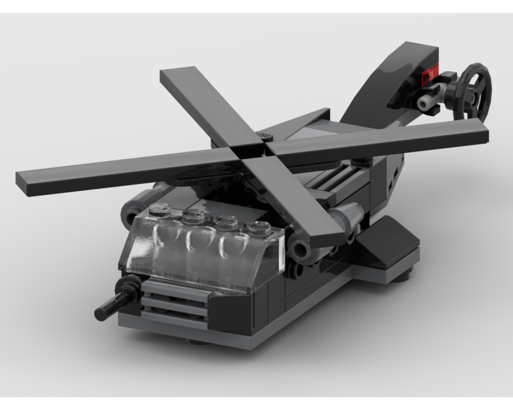 LEGO MOC Army Helicopter by The Crazy Brick | Rebrickable - Build with LEGO