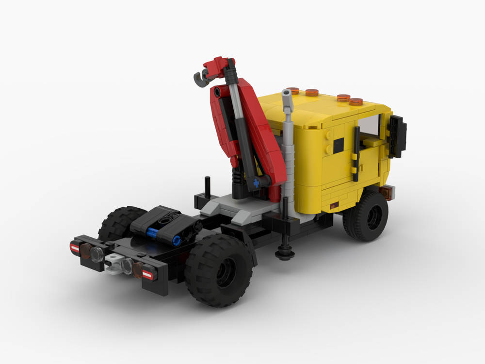 LEGO MOC Cabover Truck III by owstin | Rebrickable - Build with LEGO