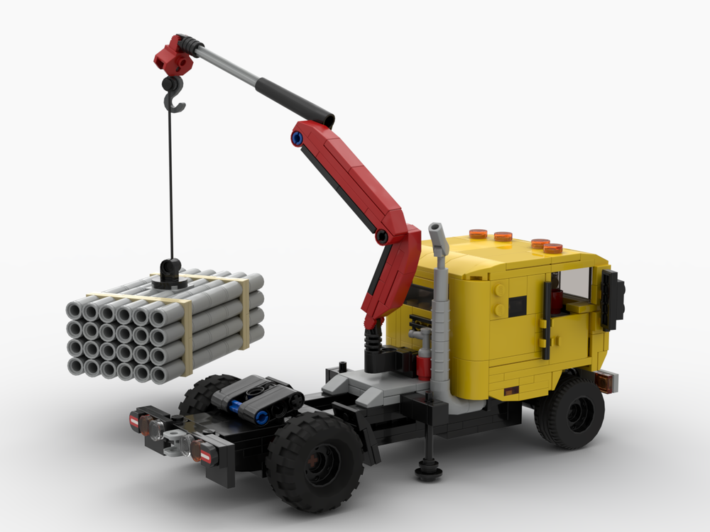 LEGO MOC Cabover Truck III by owstin | Rebrickable - Build with LEGO