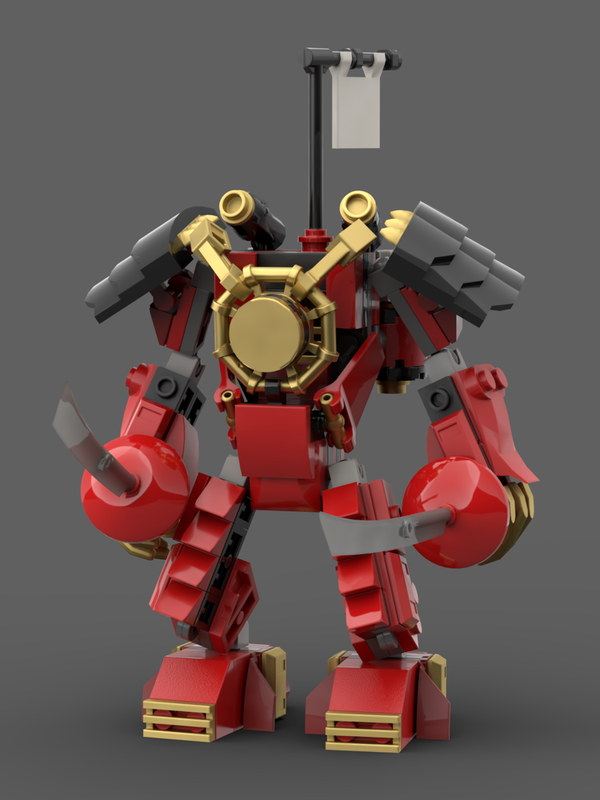 LEGO MOC Legacy Samurai Mech by drg398 | Rebrickable - Build with LEGO