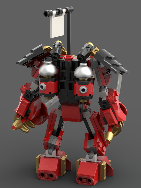 LEGO MOC Legacy Samurai Mech by drg398 | Rebrickable - Build with LEGO