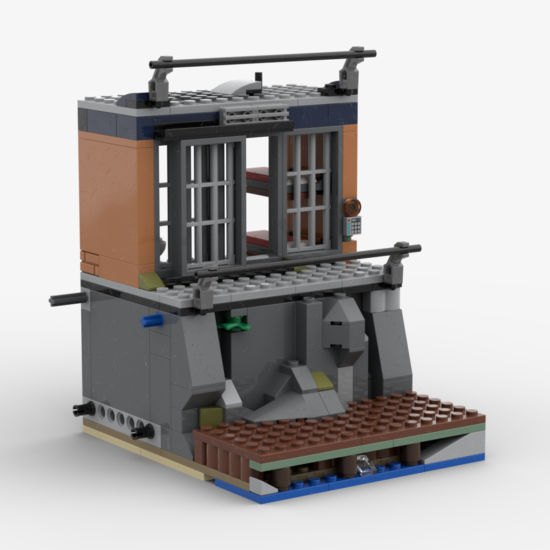 LEGO MOC Simple prison module by Noppenparade | Rebrickable - Build ...