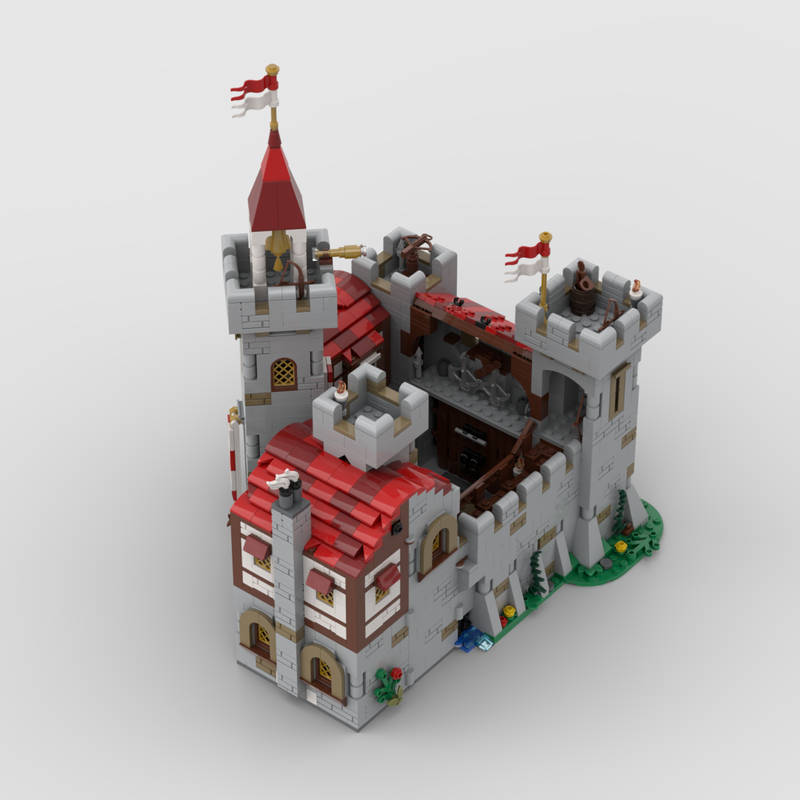 LEGO MOC River Castle, Royal Knights by MidiBricks | Rebrickable ...