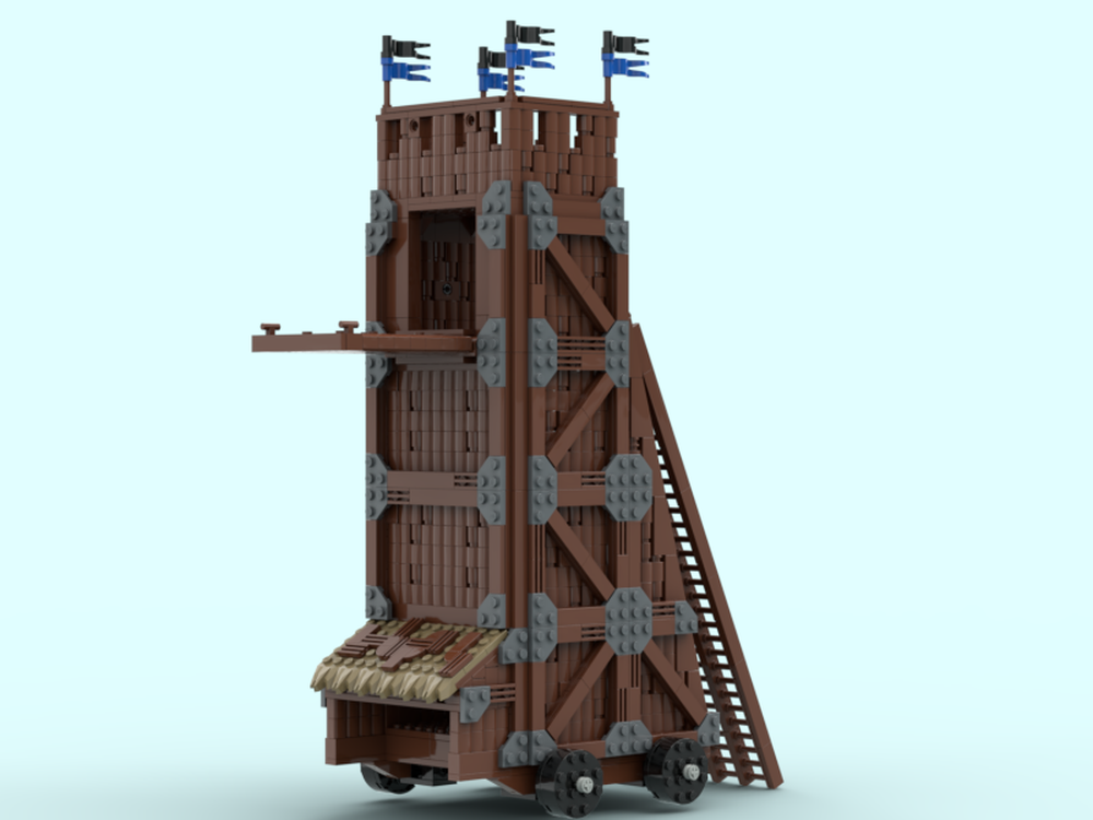 LEGO MOC Siege Tower by Castle_Builder | Rebrickable - Build with LEGO