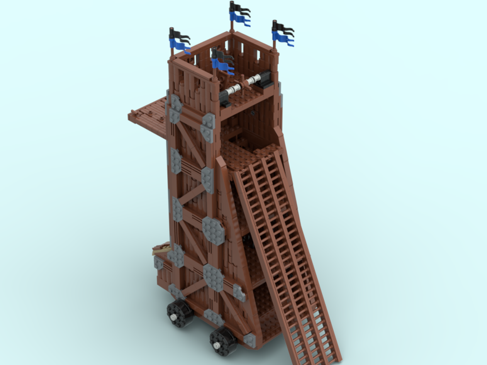 LEGO MOC Siege Tower by Castle_Builder | Rebrickable - Build with LEGO