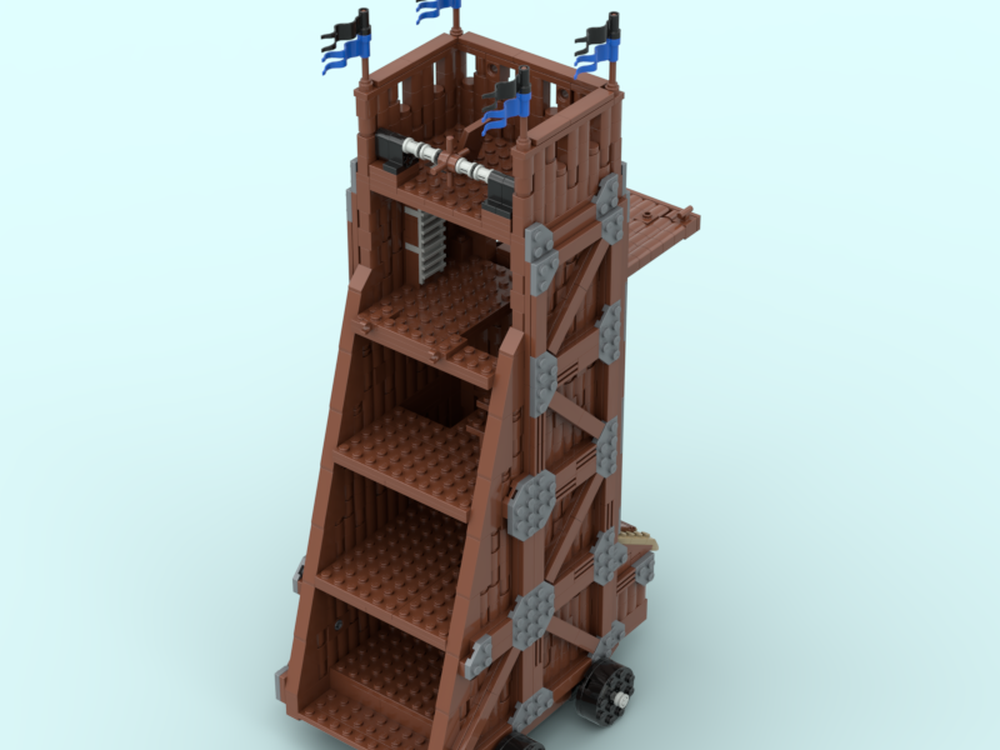 LEGO MOC Siege Tower by Castle_Builder | Rebrickable - Build with LEGO