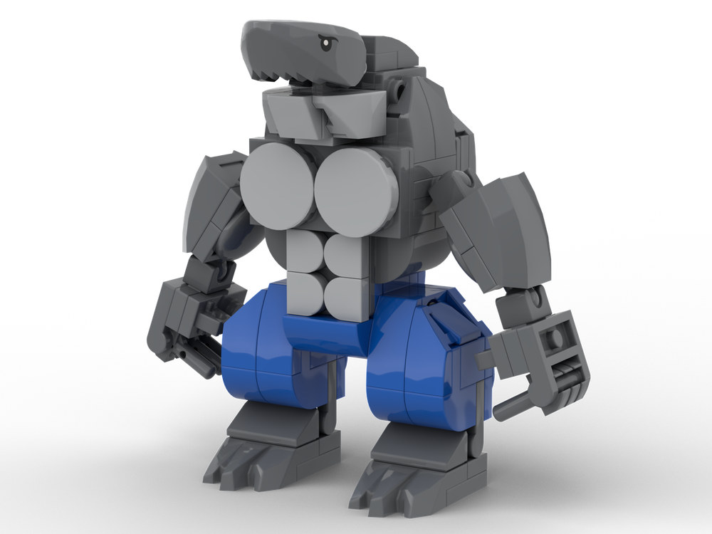 LEGO MOC King Shark by Steineschlichter | Rebrickable - Build with LEGO