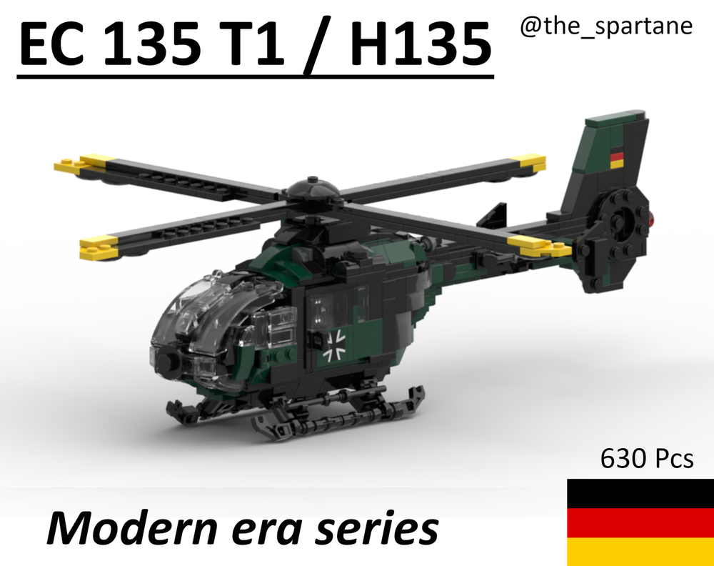 LEGO MOC Eurocopter EC135 T1 / H135 Bundeswehr by Spartane ...