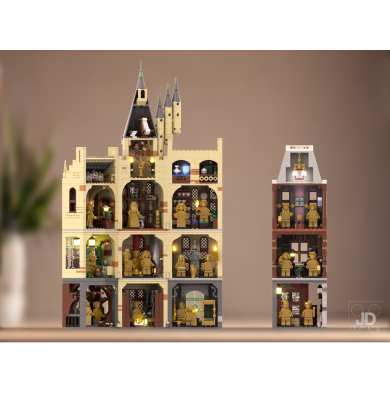 LEGO MOC Minifigure Display Case - Castle Hallway by JD Bricks ...