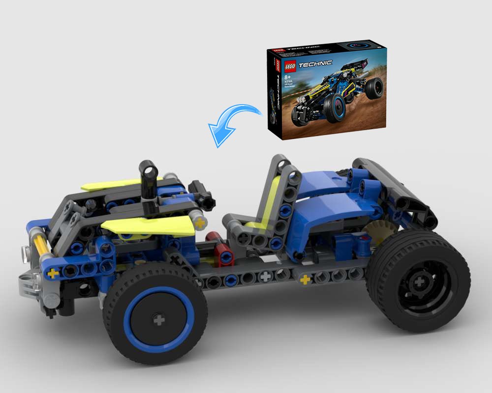 LEGO MOC Quad Bike 42164 Alternative by ErikGS | Rebrickable - Build ...