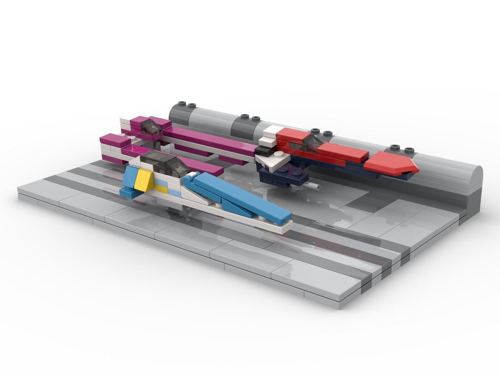 LEGO MOC Wipeout Omega Collection Diorama by knokelmaat | Rebrickable ...