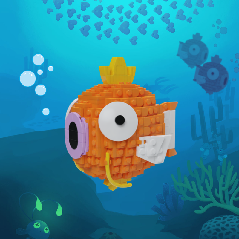 LEGO MOC Magikarp by KraftyKoopa | Rebrickable - Build with LEGO