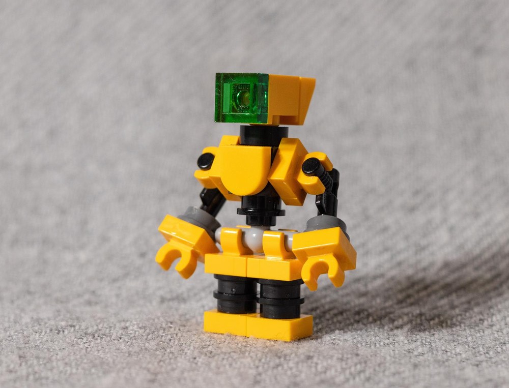 Lego Moc Minifigure Scale Robot By Rovivruselos Rebrickable Build With Lego