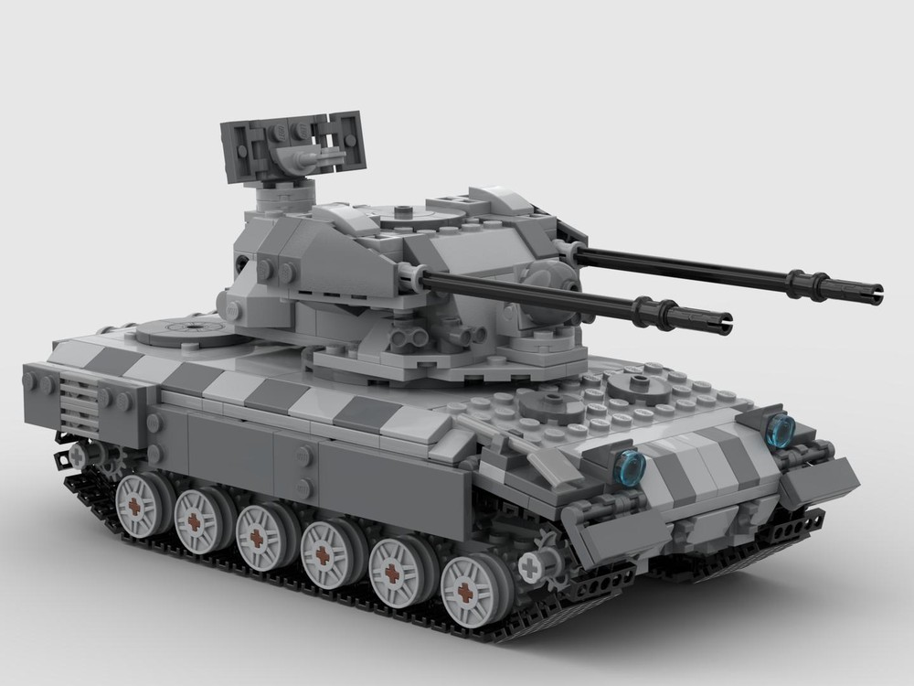 LEGO MOC Flackpanzer SPAA by EverythingWasTakenSoIamJhon | Rebrickable - Build with LEGO