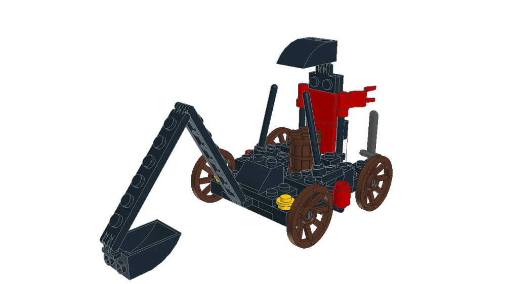 LEGO MOC 6039 Medieval Digger by julien1001 | Rebrickable - Build with LEGO