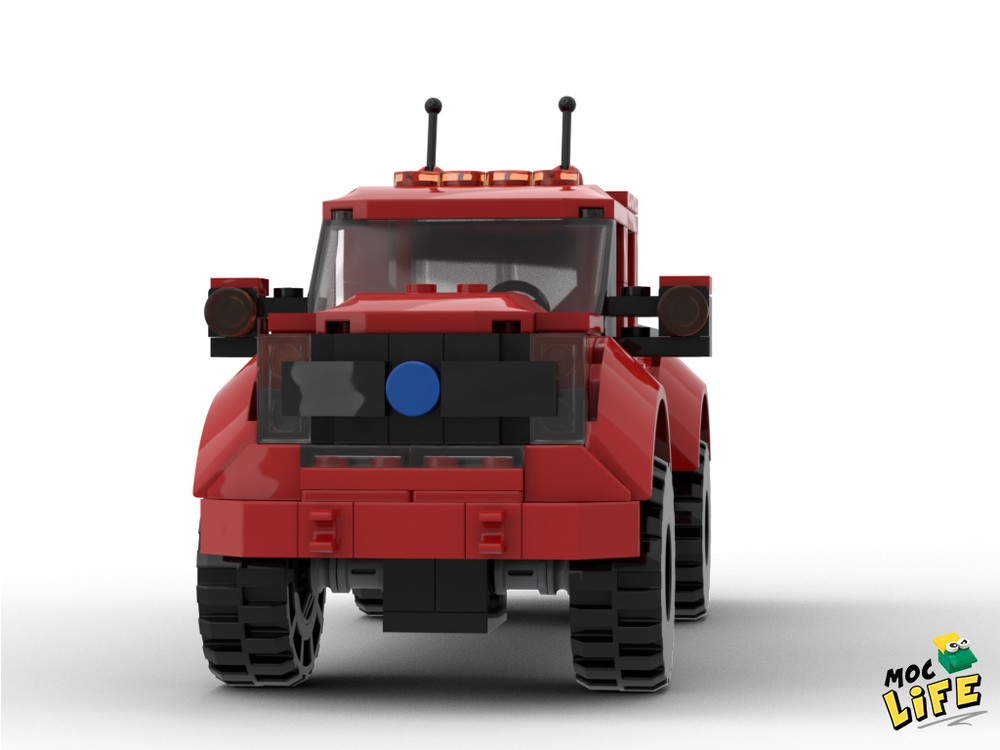 Lego Moc Ford F 550 Quad Cab Long Bed Elevation Off Grid Edition By