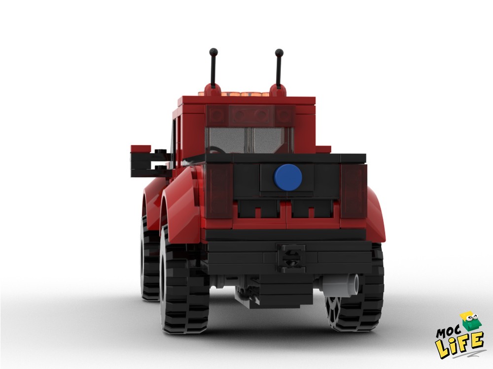Lego Moc Ford F 550 Quad Cab Long Bed Elevation Off Grid Edition By