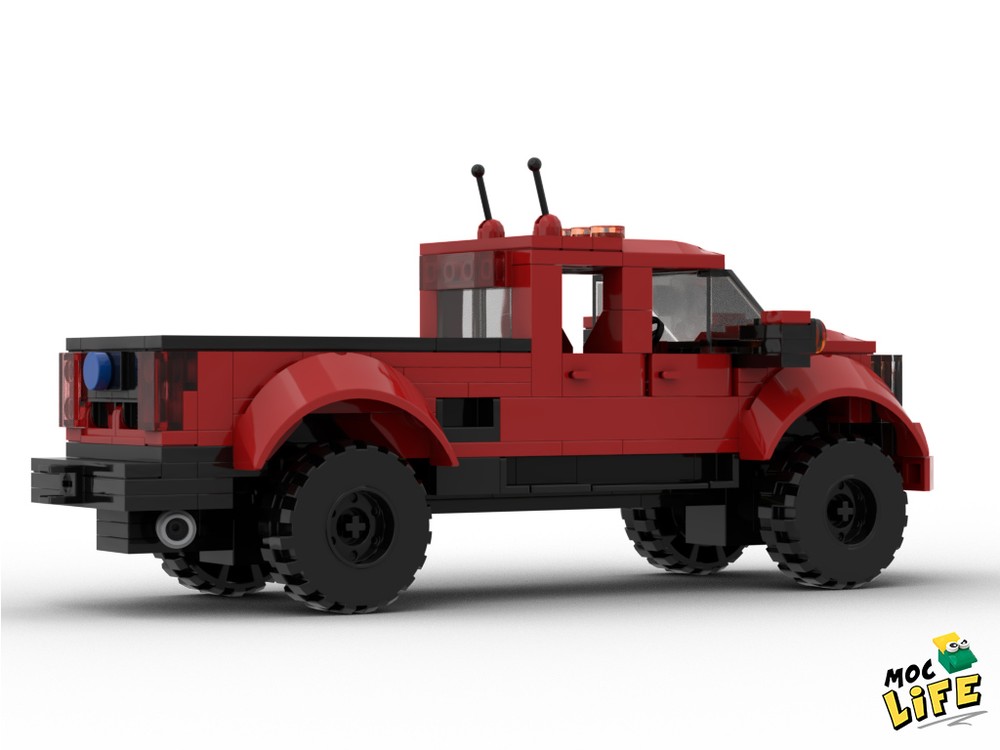 Lego Moc Ford F 550 Quad Cab Long Bed Elevation Off Grid Edition By