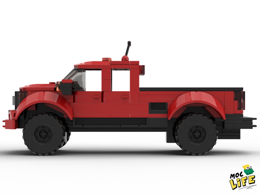Lego Moc Ford F 550 Quad Cab Long Bed Elevation Off Grid Edition By