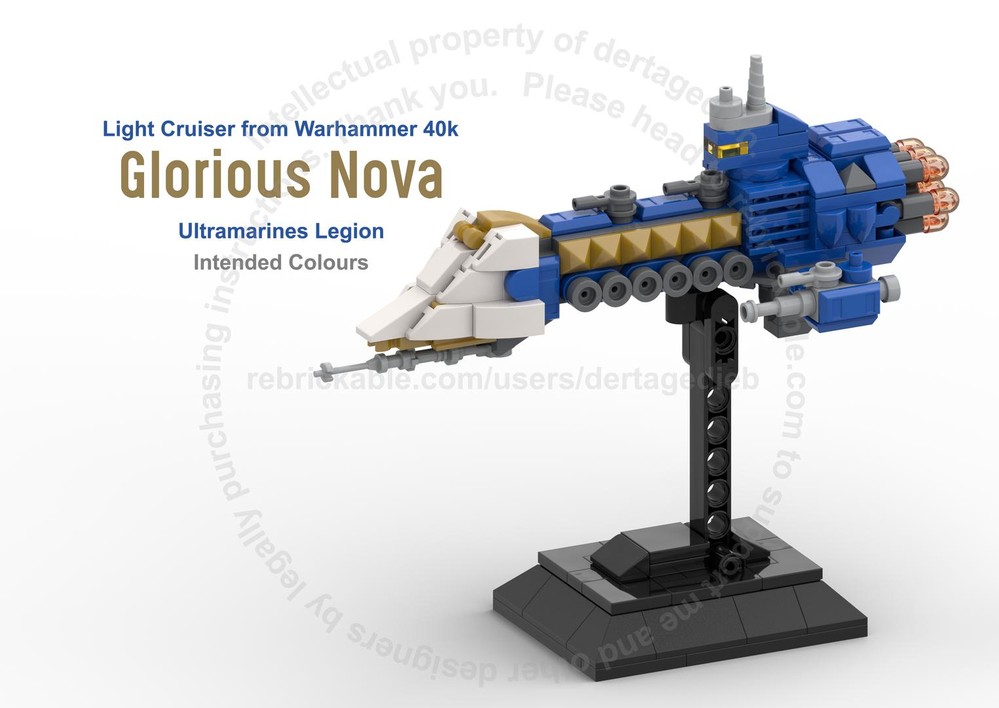 LEGO MOC-176696 Warhammer 40k Light Cruiser by dertagedieb ...