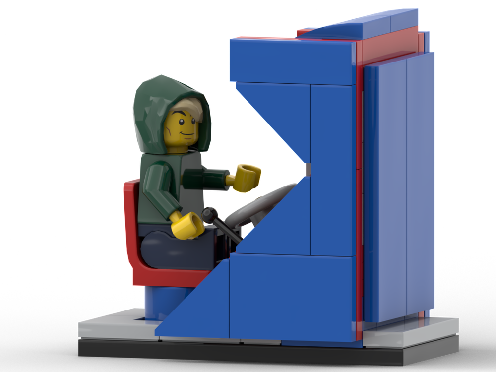 LEGO MOC Modular Racing Arcade Machine by Viernes | Rebrickable - Build ...